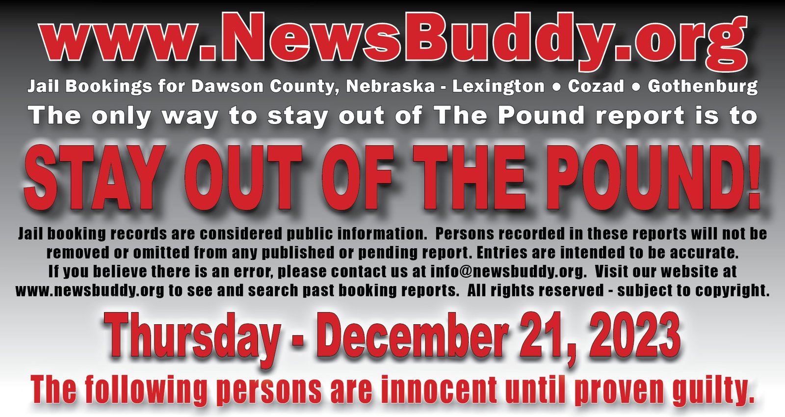 December 21 - News Buddy